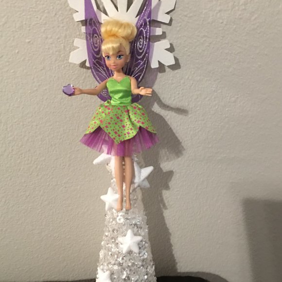Designed by Natasha | Holiday | Tinkerbell Christmas Tree Topper One Of ...